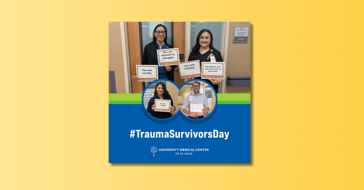 UMC Highlights Resilience on National Trauma Survivors Day - UMC Cares