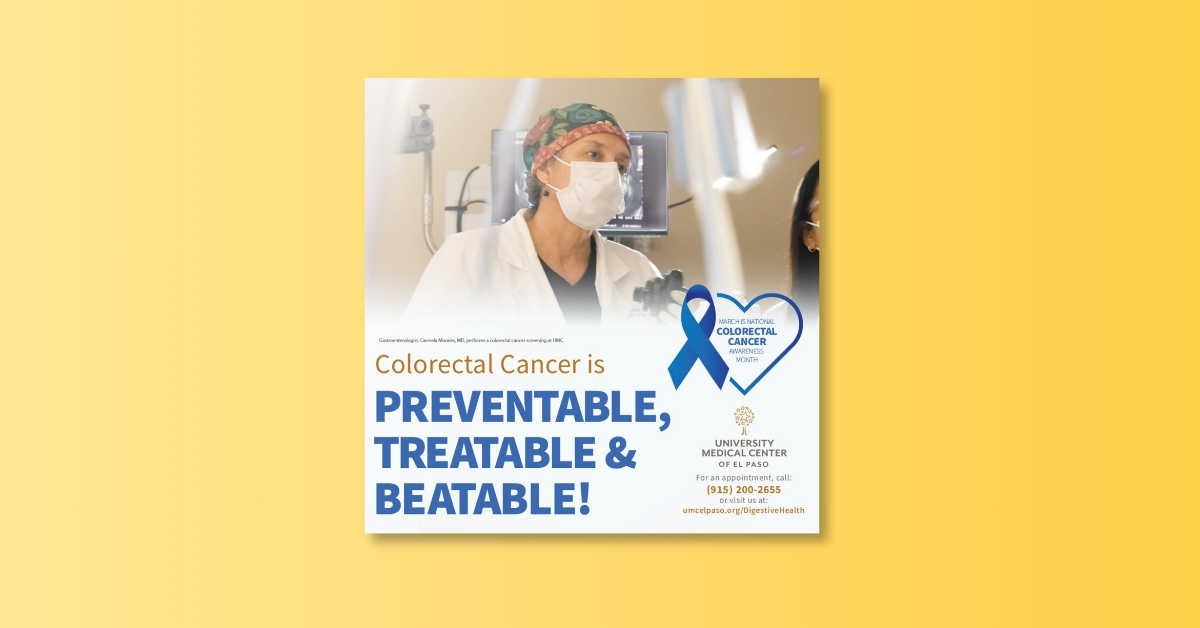 Early Detection Matters: Get Screened for Colorectal Cancer at UMC- UMC ...